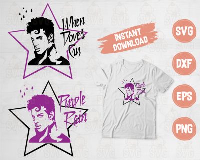 Prince Svg, Prince Logo Silhouette, Prince Cut File for Cricut - Svg Baby