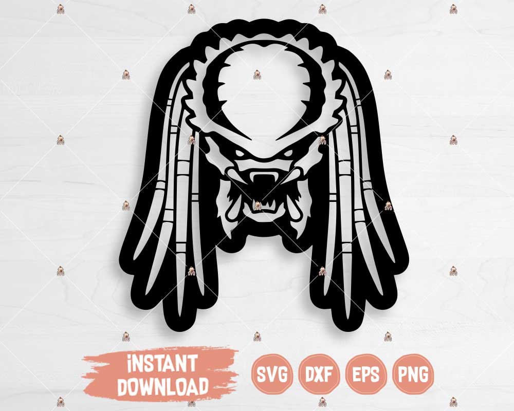 Predator SVG Cut File, Predator Movie - Svg Baby